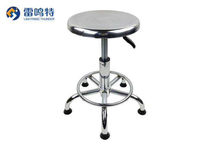 Kursi Laboratorium Logam eSD perak Bangku Laboratorium Stainless Steel